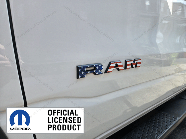 19 - 25 RAM Side OVERLAY USA – Mopar Graphics
