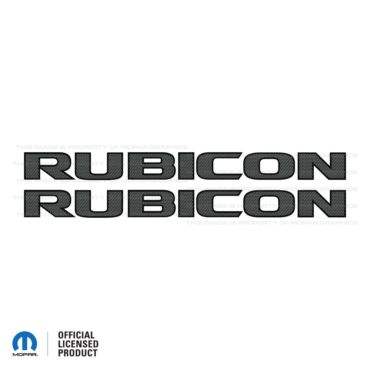 JK "Rubicon" Hood Decal - Carbon Fiber – Mopar Graphics