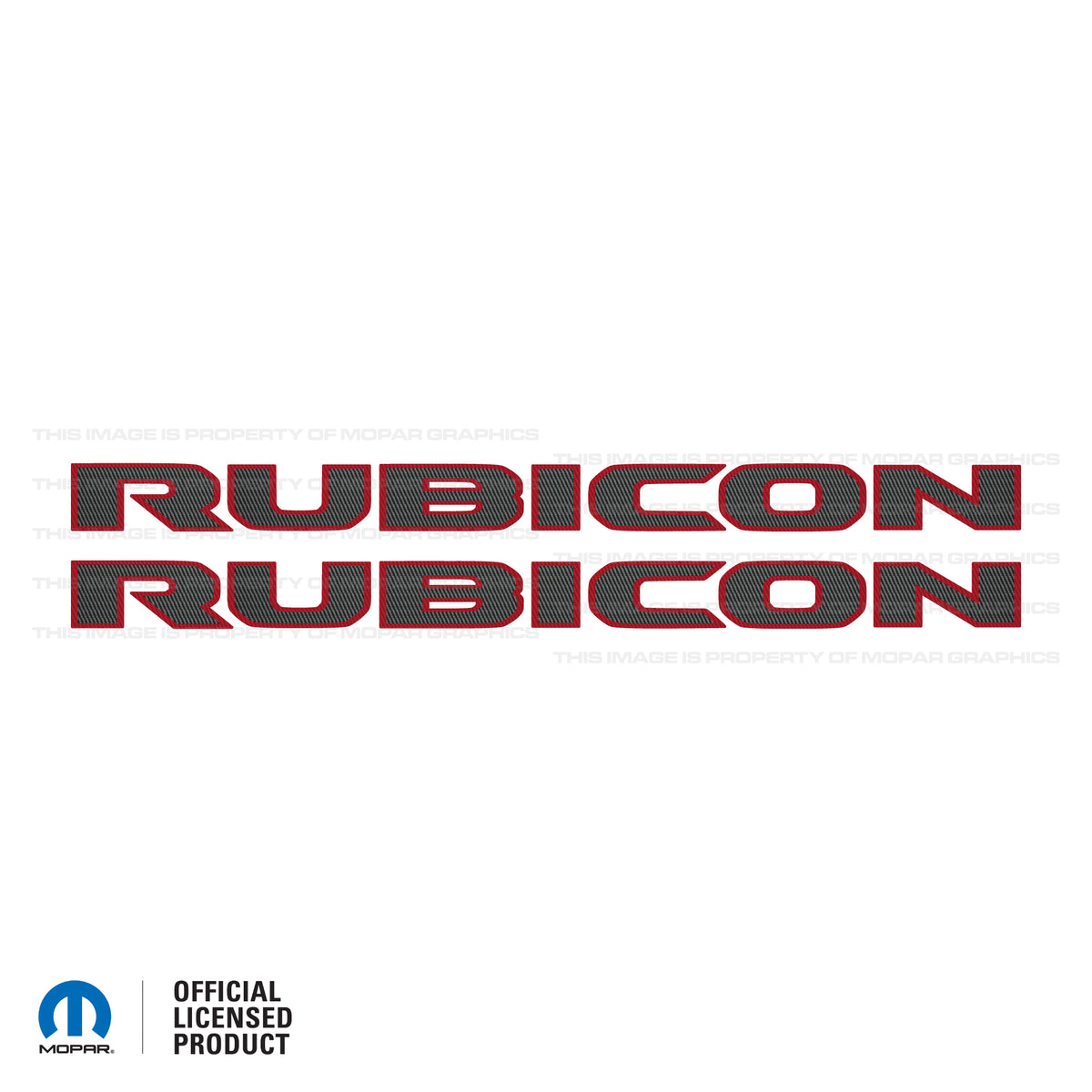 JL/JT "Rubicon" Hood Decal - Carbon Fiber – Mopar Graphics